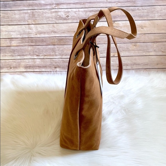 UGG | Bags | Ugg Chestnut Heritage Suede North South Tote | Poshmark